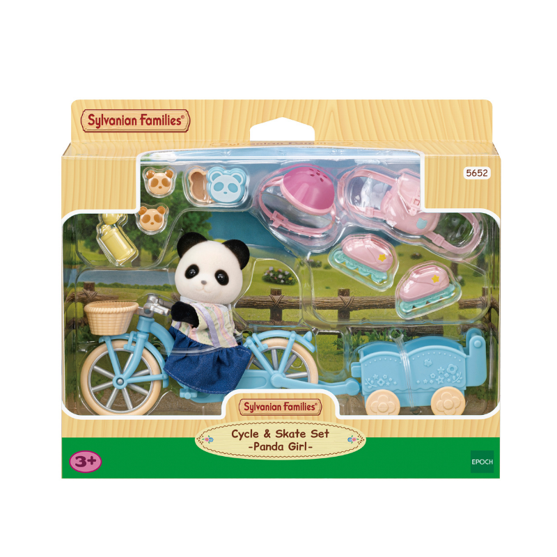 Sylvanian Families Cycle & Skate Set -Panda Girl / ซิลวาเนียน แฟมิลี่ ...