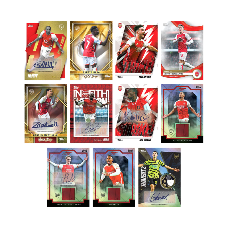 Topps Arsenal Team Set 2023-24 Hobby Box FS0004926- Topps Collection ...