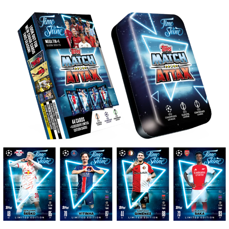 Match Attax UCC 24/25 Mega Tins / การ์ดฟุตบอล UCC แมตช์แอทแทค 24/25 เมก ...